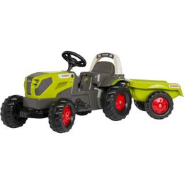Rolly Toys Trettraktor »rollyKid Claas Axos 240 mit Anhänger« grün