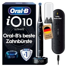 Oral-B Elektrische Zahnbürste »iO Series 10 Luxe Edition« 1 Stk. Aufsteckbürsten Magnet-Technologie Cosmic Black LÄNGER GUTE MUNDGESUNDHEIT - 8 von...
