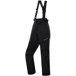 Alpine Pro Ski-/Snowboardhose "Osago" in Schwarz - 66% | Größe 128/134 | Kinderhosen