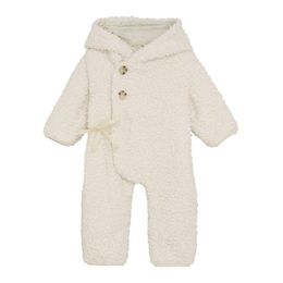 Noppies Fleeceoverall "Sedan" in Creme - 43% | Größe 80 | Babyoveralls