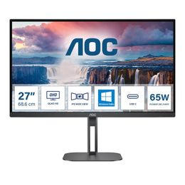 AOC Gaming-Monitor »Q27V5N/BK« 68, 5 cm/27 ′′ 2560 x 1440 px 4 Reaktionszeit 75 Hz schwarz neig-, schwenk-, höhenverstellbar, Pivot, VESA...
