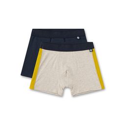 Sanetta 2er-Set: Boxershorts in Dunkelblau/ Beige - 40% | Gr&ouml;&szlig;e 104 | Kinder-waesche