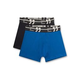 Sanetta 2er-Set: Boxershorts in Schwarz/ Blau - 41% | Größe 152 | Kinder-waesche