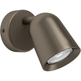 Eglo Deckenleuchte »CAMALDOLI Spotlampe - Stahl - GU10 - 1X5W - IP20« GU10 1 Stk. bronze dunkel