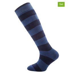 Ewers 2er-Set: Thermo-Kniestrümpfe in Blau - 38% | Größe 19-22 | Babysocken-strumpfhosen