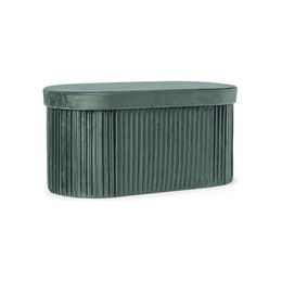 Bizzotto Pouf "Jocelyn" in Gr&uuml;n - (B)76 x (H)38 x (T)38 cm - 16% | Sitzmoebel