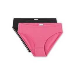 Sanetta 2er-Set: Slips in Schwarz/ Pink - 27% | Gr&ouml;&szlig;e 152 | Kinder-waesche