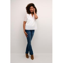 Kaffe Bluse in Wei&szlig; - 51% | Gr&ouml;&szlig;e 42 | Damen-blusen