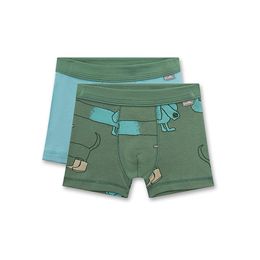 Sanetta 2er-Set: Boxershorts in Hellblau/ Gr&uuml;n - 35% | Gr&ouml;&szlig;e 104 | Kinder-waesche