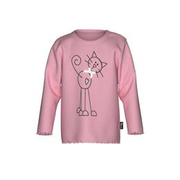 TRIGEMA Baby Longsleeve &raquo;TRIGEMA Langarmshirt mit s&uuml;&szlig;em Katzen-Printmotiv&laquo; 1 Stk. 92
