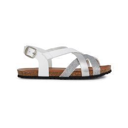 Geox Sandalen "Chilene" in Weiß/ Silber - 44% | Größe 27 | Kindersandalen