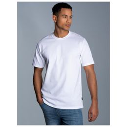 TRIGEMA T-Shirt &raquo;T-Shirt in Piqu&eacute;-Qualit&auml;t&laquo; 1 Stk. weiss XL XL &Auml;rmel mit B&uuml;ndchen