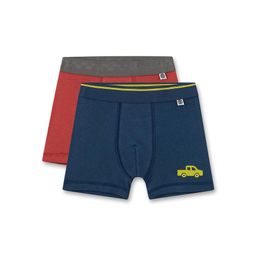 Sanetta 2er-Set: Boxershorts in Rot/ Dunkelblau - 22% | Größe 140 | Kinder-waesche