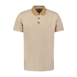 NO EXCESS Poloshirt in Beige - 58% | Gr&ouml;&szlig;e XL | Herren-plussize