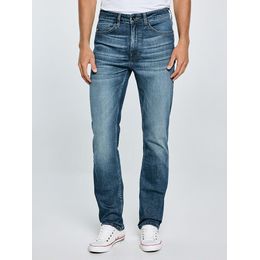 Big Star Jeans "Terry High Waist 329" - Slim fit - in Blau - 41% | Größe W38/L34 | Herren-plussize