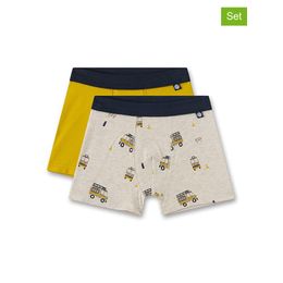 Sanetta 2er-Set: Boxershorts in Gelb/ Beige - 40% | Gr&ouml;&szlig;e 140 | Kinder-waesche