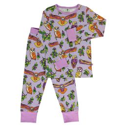 Smafolk Småfolk Pyjama in Lila/ Bunt - 56% | Größe 110/116 | Kinder-waesche