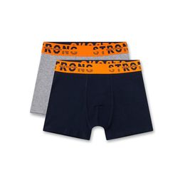 Sanetta 2er-Set: Boxershorts in Grau/ Schwarz - 36% | Gr&ouml;&szlig;e 128 | Kinder-waesche