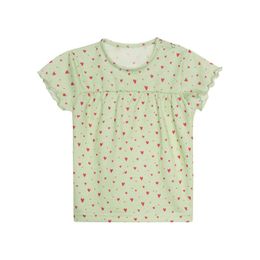 TRIGEMA T-Shirt &raquo;T-Shirt mit Allover Herzchen-Print&laquo; 1 Stk. eden 92 92 DELUXE-Single-Jersey