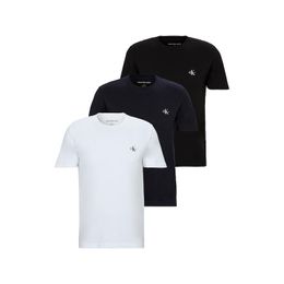 Calvin Klein Jeans T-Shirt »3 PACK MONOLOGO T-SHIRT« 3 Stk. mit Logodruck Bright White/Ck Black/Night Sky XL XL T-Shirt 3er Pack von Calvin Klein...