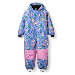 Smafolk Sm&aring;folk Schneeanzug "V&ouml;gel und Blumen" in Lila - 51% | Gr&ouml;&szlig;e 104/110 | Kinderhosen