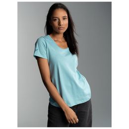 TRIGEMA Damen T-Shirt &raquo;TRIGEMA T-Shirt aus Biobaumwolle&laquo; 1 Stk. gr&uuml;n M