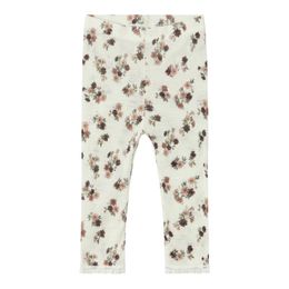 name it Leggings »NBFWANG WOOL NEEDLE LEGGING NOOS« aus reiner Merinowolle Snow White 56 - N-Gr N-Gr 56 Kuschelige Leggings von name it für Babys