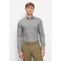 OLYMP Businesshemd &raquo;Level Five 24/Seven, body fit, Businesshemd, New York Kent&laquo; Grau-Gr&uuml;n 38 - Normaler Arm Normaler Arm 38 Jersey-Hemd