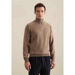 Seidensticker Stehkragenpullover &raquo;Schwarze Rose&laquo; beige melange S S Passform: Regular