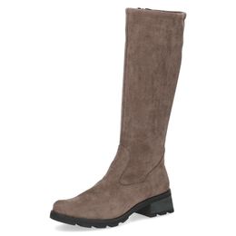 Caprice Winterstiefel, Blockabsatz, Langschaftstiefel in bequemer Weite braun 40 40 Zeitloser Langschaftstiefel mit praktischem Innenrei&szlig;verschluss