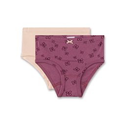 Sanetta 2er-Set: Slips in Beige/ Lila - 26% | Gr&ouml;&szlig;e 128 | Kinder-waesche