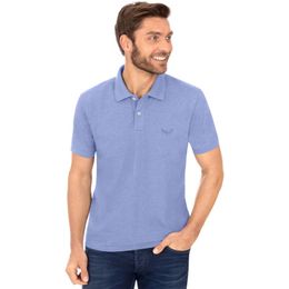 TRIGEMA Poloshirt &raquo;Poloshirt DELUXE Piqu&eacute;&laquo; 1 Stk. lavendel-melange M M DELUXE-Piqu&eacute;-Qualit&auml;t