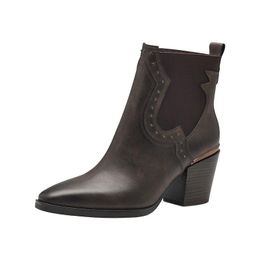 Marco Tozzi Bikerboots &raquo;Stiefelette Lederimitat&laquo; Mocca 42 42 Verschluss: Schlupfschuh