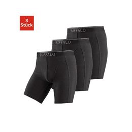 Buffalo Langer Boxer »Boxershorts für Herren« Packung, 3 Stk. in langer Form ideal auch für Sport und Trekking schwarz S - 3 Stk. 3 Stk. S Buffalo...