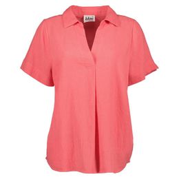 Blue Seven Klassische Bluse »Bluse mit Hemdkragen« 1 304 - HL ROT 42 42 Unifarbene Bluse für Damen