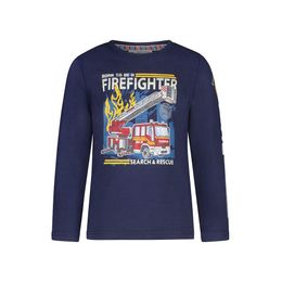SALT & PEPPER Salt and Pepper Longsleeve "Firefighter" in Dunkelblau - 44% | Größe 116/122 | Kinder-longsleeves