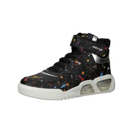 Geox Sneaker &raquo;Sneaker Lederimitat/Textil&laquo; Schwarz Multi 24 24 Verschluss: Klettverschluss