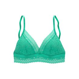 Vivance by Lascana B&uuml;gelloser BH "Vivance" in Gr&uuml;n - 60% | Gr&ouml;&szlig;e 42 | Damen-bhs