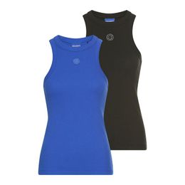Hugo Blue Damen HUGO Blue Tanktop &raquo;Gift Giving_B&laquo; Packung, 2 Stk. in elastischer Baumwollqualit&auml;t L