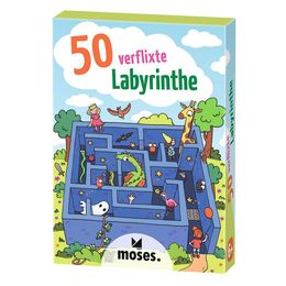 moses. Kartenspiel ''50 verflixte Labyrinthe'' - ab 6 Jahren - 10% | Gesellschaftsspiele