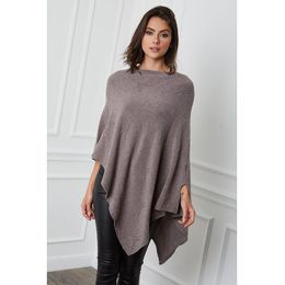 Joséfine Poncho "Fano" in Taupe - 73% | Größe S | Damenjacken