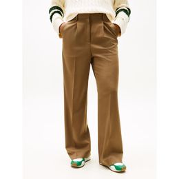 Tommy Hilfiger Damen Anzughose &raquo;TIMELESS WOOL WIDE LEG PANT&laquo; mit Wolle 46, N-Gr