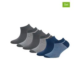 Ewers 6er-Set: Socken in Grau/ Dunkelblau - 40% | Größe 23-26 | Babysocken-strumpfhosen