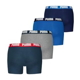 Puma Herren Puma Boxershorts &raquo;Puma MEN EVERYDAY BOXER 4P ECOM&laquo; Packung, 4er Pack, mit breitem Logo-Webbund blau L