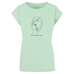 Merchcode Damen T-Shirt &raquo; Damen Ladies WD - Woman Figure Extended Shoulder Tee&laquo; 1 Stk. 3XL