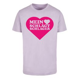 Merchcode T-Shirt &raquo;MHSS Herz Pink T-Shirt&laquo; 1 Stk. lilac XL XL Darf in keinem Kleiderschrank fehlen
