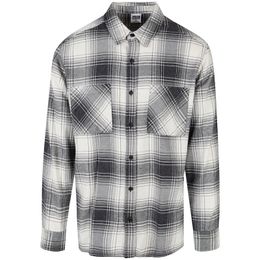 Urban Classics Damen Urban Classics Langarmhemd &raquo; Herren Mock Check Shirt&laquo; 1 Stk. S, US-Gr&ouml;&szlig;en