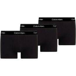Calvin Klein Underwear Trunk &raquo;TRUNK 3 PACK&laquo; Packung, 3 Stk. mit Logo-Elastikbund BLACK W/ BLACK WB M (50) - 3 Stk. 3 Stk. M (50) Trunk 3er-Pack von...