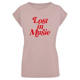 MisterTee T-Shirt &raquo;Damen Ladies Lost In Music Tee&laquo; 1 Stk. duskrose S S Vielseitige T-Shirts f&uuml;r jeden Anlass