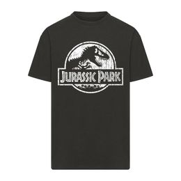 Merchcode Damen T-Shirt &raquo; Jurassic Park Distressed Logo Oversize Tee&laquo; 1 Stk. L